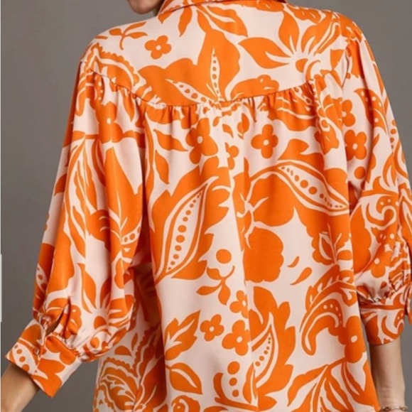 Umgee | Tops | Umgee New Spring Tropical Floral Button Up Blouse Top ...